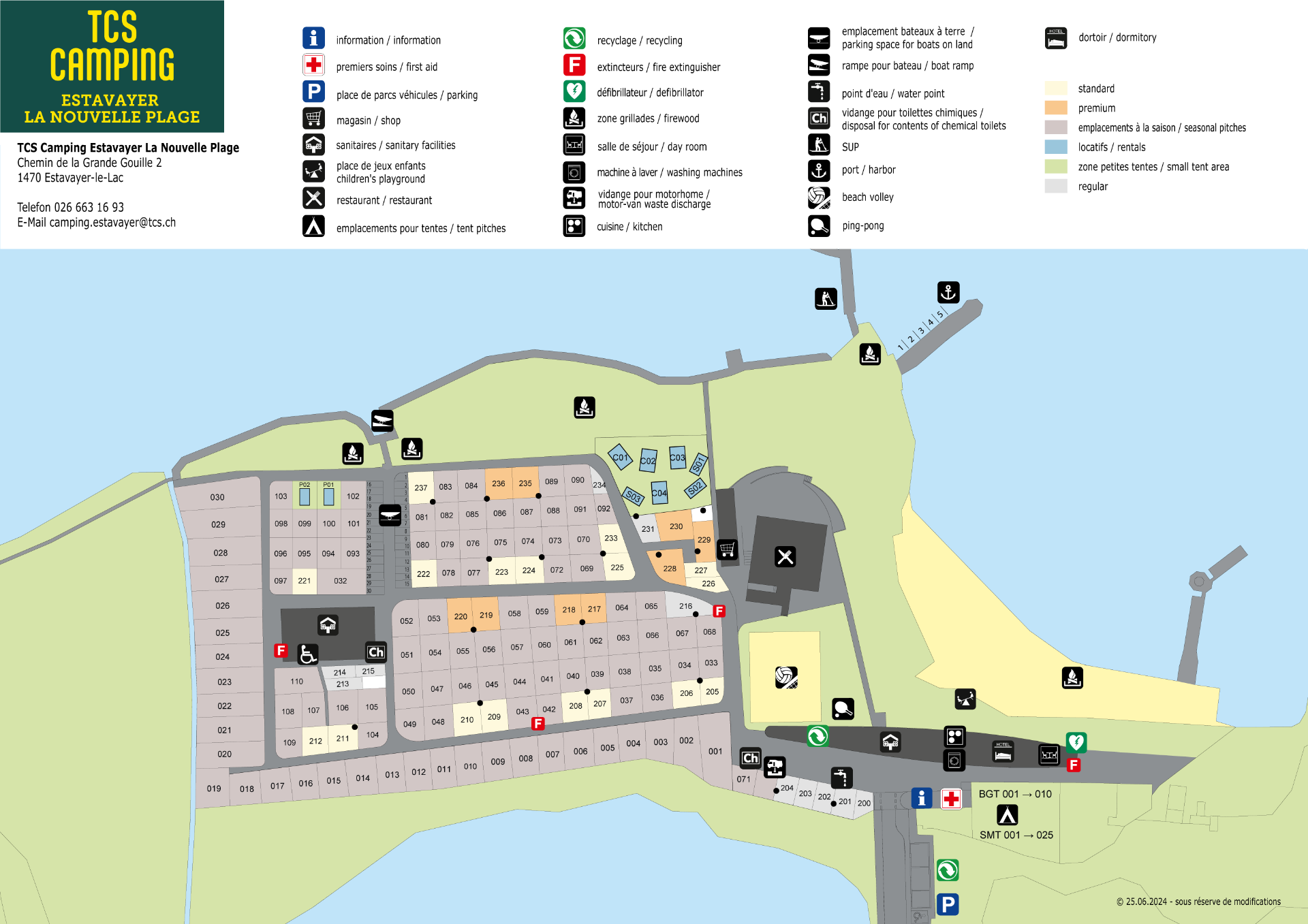 TCS Camping Estavayer La Nouvelle Plage - TCS Suisse