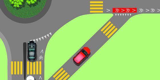 Wie fährt man in einem Kreisel?